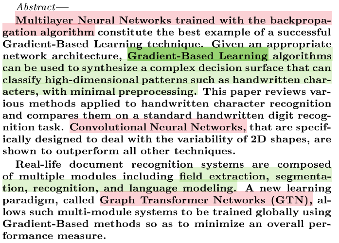 Gradient-Based Learning Applied to Document Recognition 논문 리뷰