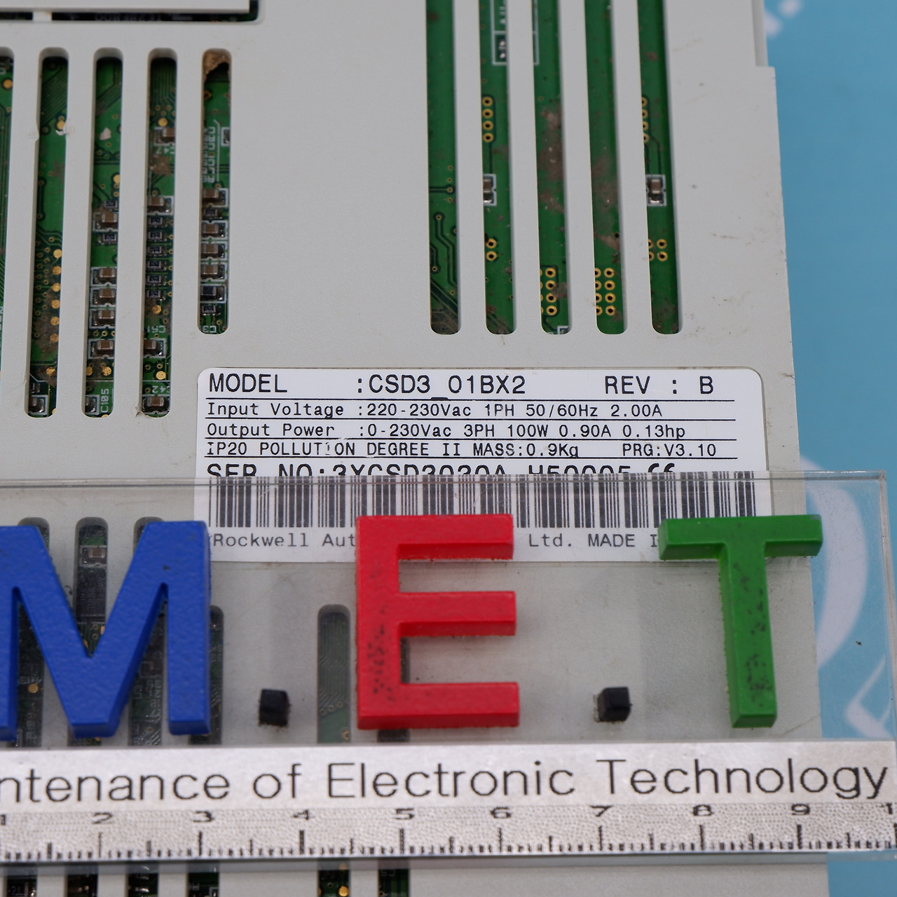 CSD3_01BX2 [DRIVER] RS AUTOMATION CSD3 PLUS SERVO DRIVE 220V 100W CSD3 ...