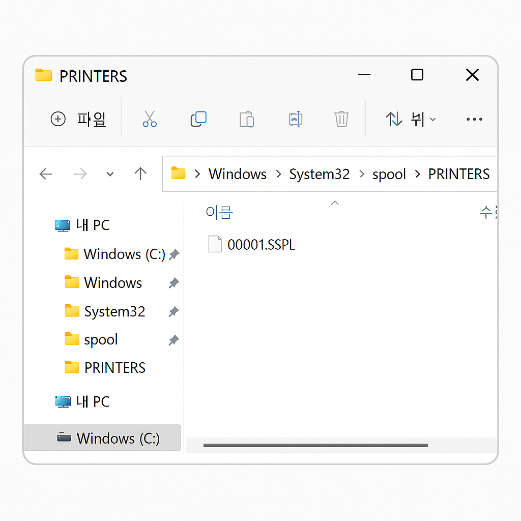 💥프린터 인쇄 대기열 강제 삭제 프린트 안 될 때 완전 해결법