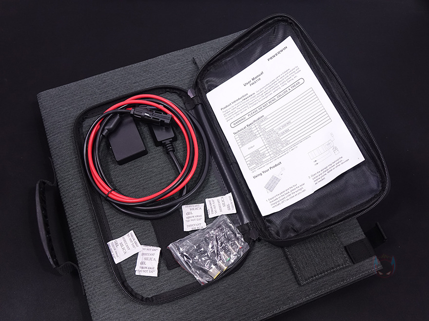 최대 110W 충전속도를 가진 휴대용 접이식 태양광 패널! - POWERWIN PWS110