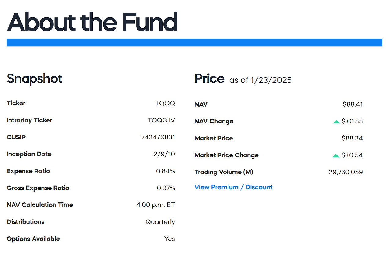 tqqq 주식 , 나스닥-100을 3배로 증폭하는 ETF의 모든 것