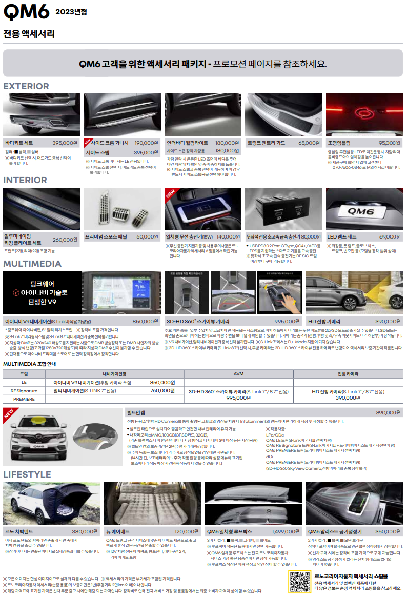 QM6 가격 | 2024 LPG 가솔린 | 가격표 다운로드 | QUEST란 :: CAR 연구소