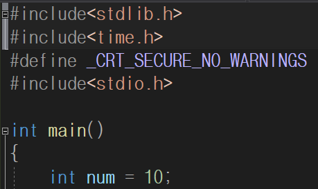 mminky's :: [ C ] _CRT_SECURE_NO_WARNINGS (scanf 에러 무시)