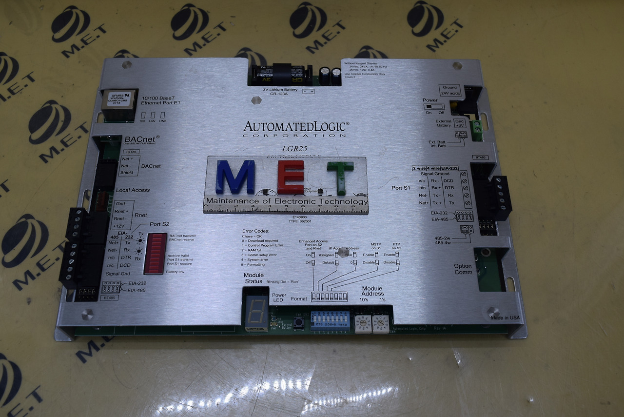 [CONTROLLER] AUTOMATEDLOGIC LGR25 /구매 수리 단종품지원 / (주)엠이티