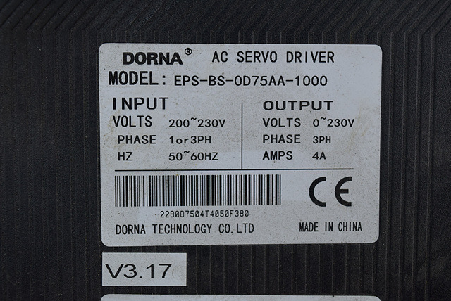 BPS-BS-0D75AA-1000 [DRIVER] DORNA SERVO DRIVER BPS BS 0D75AA 1000 ㈜엠이티 ...