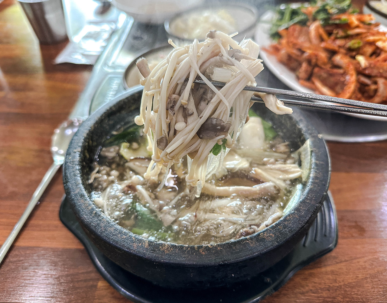 평택 불난버섯집 고덕 버섯육개장 맛집