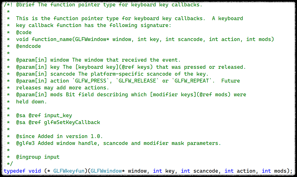 [OpenGL 004] Keyboard Callback 등록