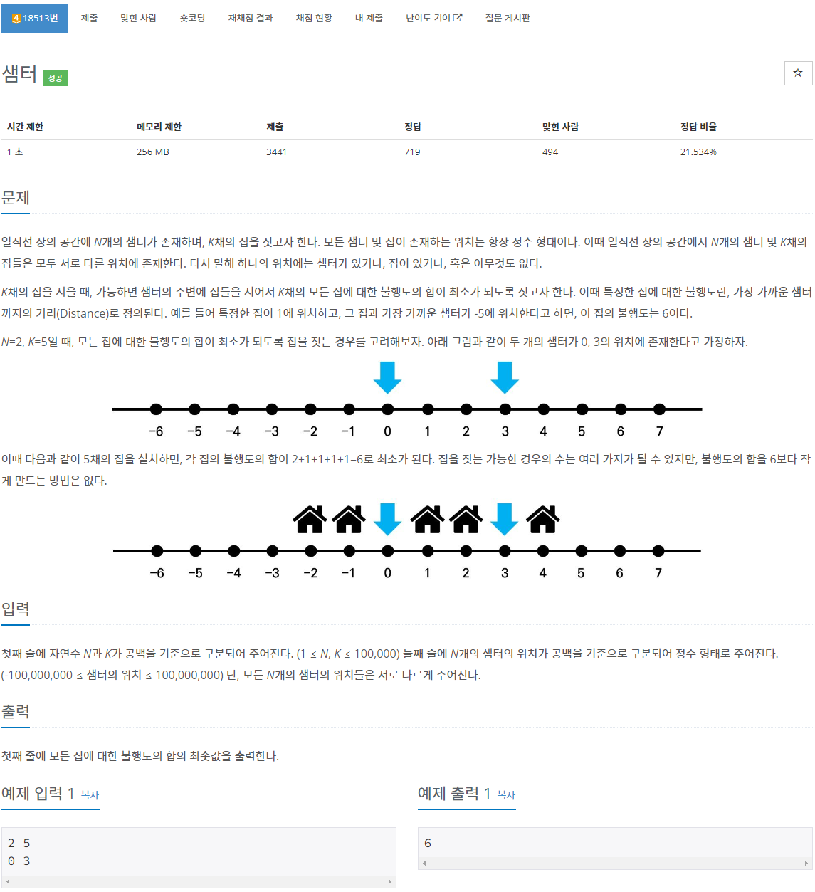 [자바] 백준 18513 - 샘터 (java) - Nahwasa