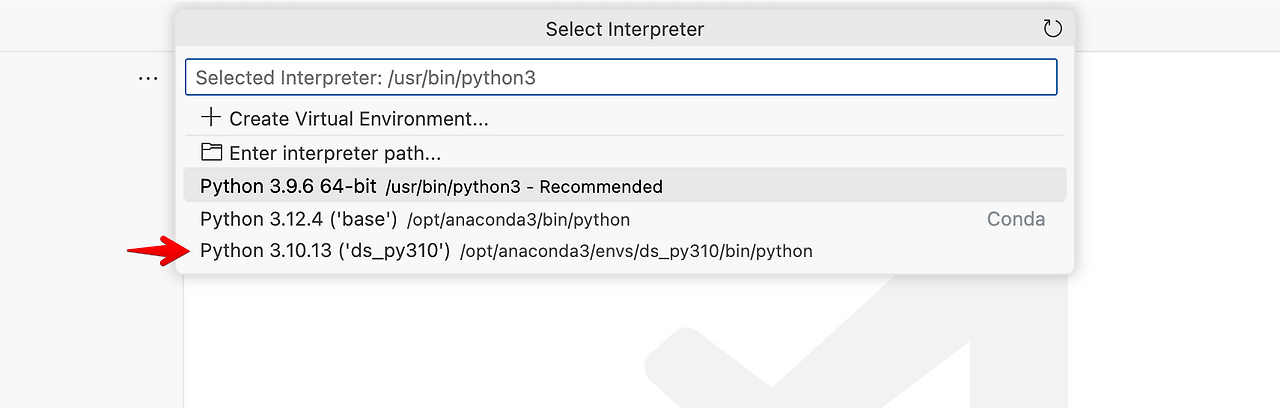맥 M1/M2/M3 에서 python 아나콘다 설치하고, VSCode에서 환경 설정