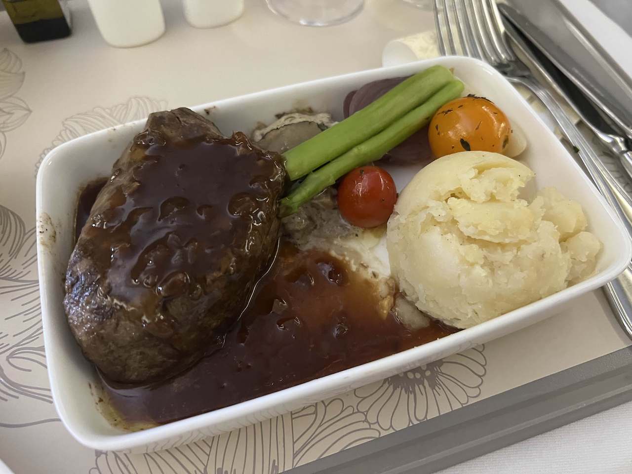 비행기 맛집 Oz761 아시아나 비지니스 기내식 좌석 라운지 후기인천 자카르타