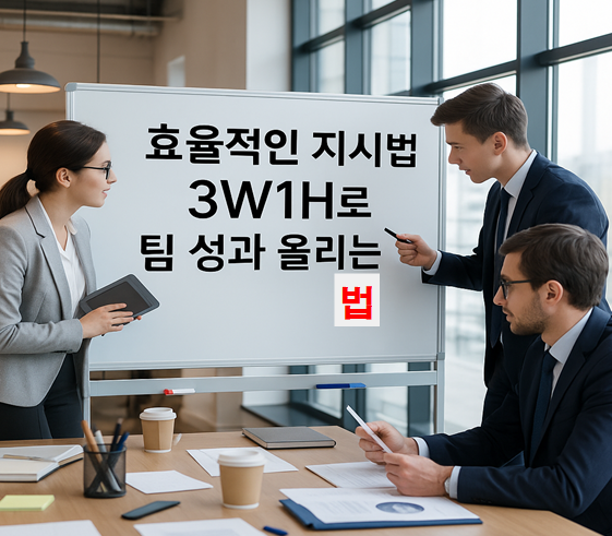효율적인 지시법 3W1H로 팀 성과 올리는 법 | 업무 삽질 방지 전략