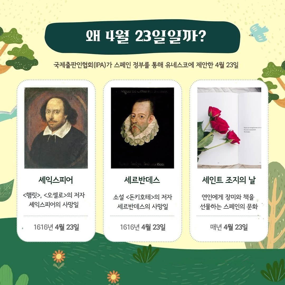 세계 책과 저작권의 날 2025｜광화문 책 행사·포스터·유래 한눈에 보기