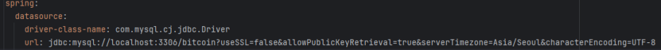 [SpringBoot]MySQL 연동시 에러 Public key retrieval is not allowed 해결방법
