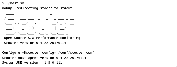 [리눅스] Scouter Host Agent 설치