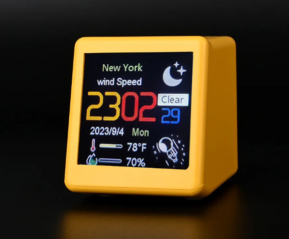 알리익스프레스 인기많은 날씨 탁상 디지털 시계 관측소 GeekMagic 리뷰