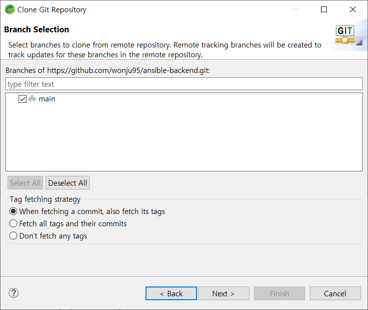 STS github 연동하기(github 처음 commit)
