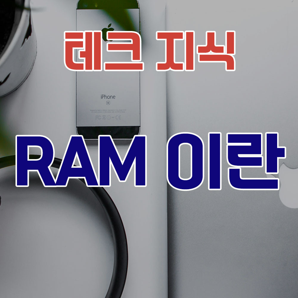 컴퓨터의 두뇌 주 기억장치 Ram이란 테크 좋아하는 남자