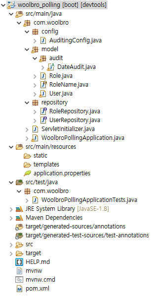 스프링 부트(Spring Boot)와 Security, MySQL, React를 사용한 Spring Polling App (1)
