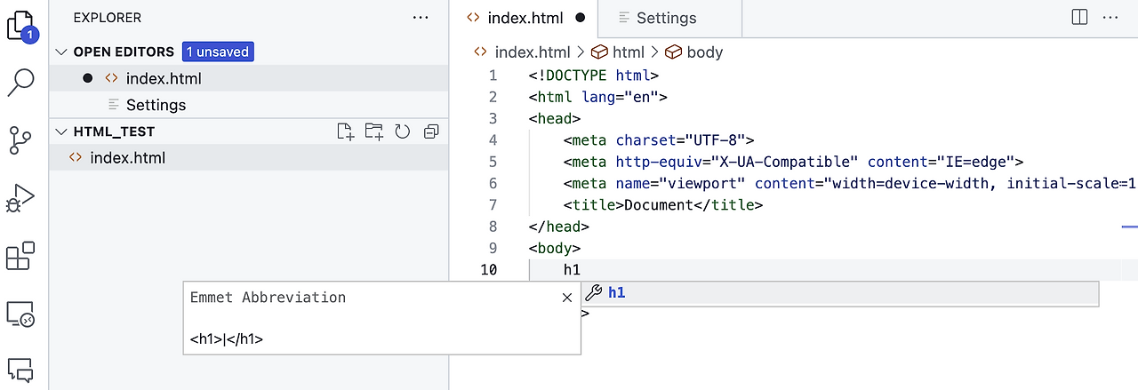 [패스트캠퍼스] VSCode로 간단한 index.html 실습하기