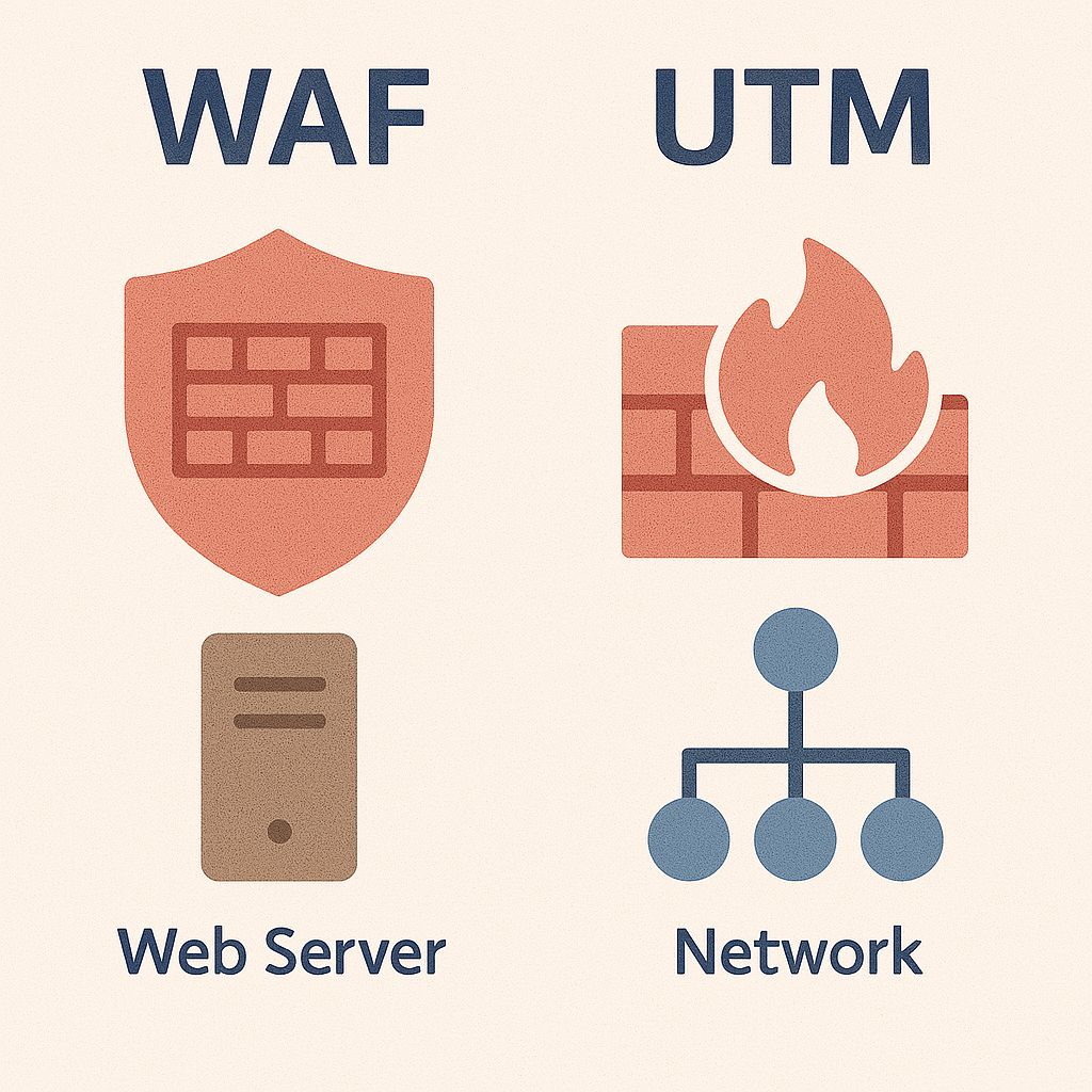 웹방화벽(WAF) vs UTM: 차이점, 장단점, 그리고 선택 가이드