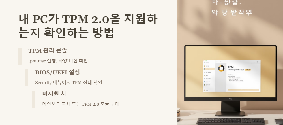 윈도우 11 Tpm 20 활성화 방법 및 지원 여부 완벽 분석 Qanda로 궁금증 해결