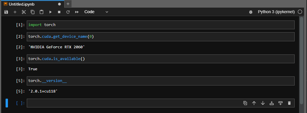 [DL][Windows 11] 윈도우 파이토치 (PyTorch) 설치 :: Lonaru의 개발, 보안 꿈나무