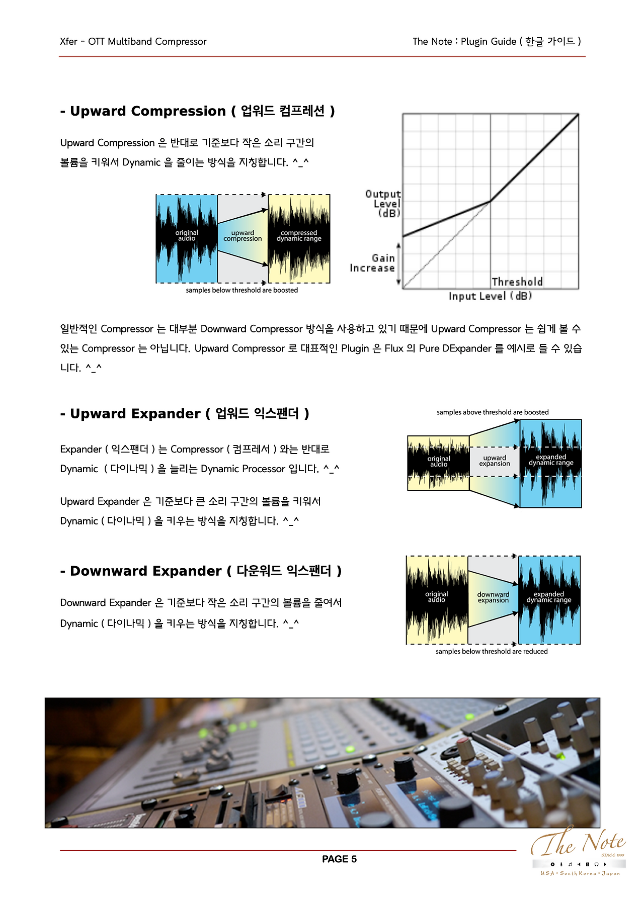 플러그인 활용 가이드 : Xfer - OTT Multiband Compressor :: The Note Music Story