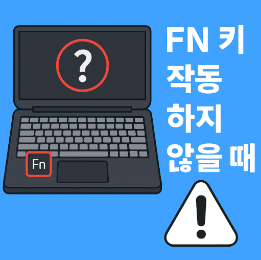 키보드 윈도우 Fn키 작동하지 않을 때 오류 해결방법 6가지를 소개합니다