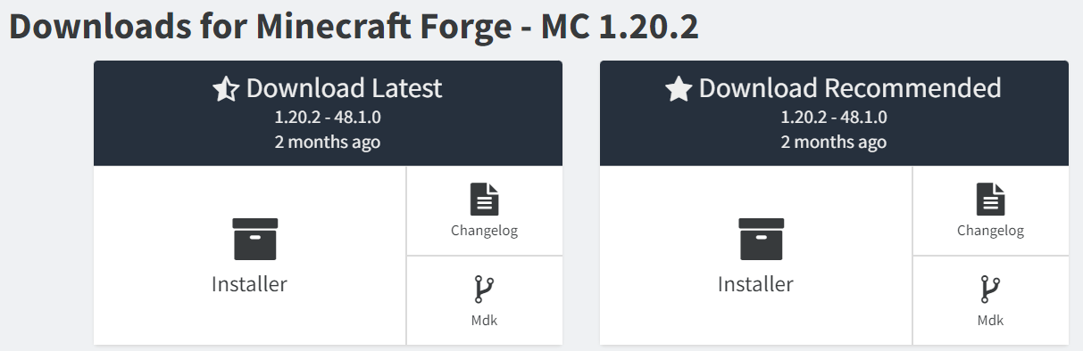 마인크래프트 포지(Forge) 다운로드 및 설치 방법