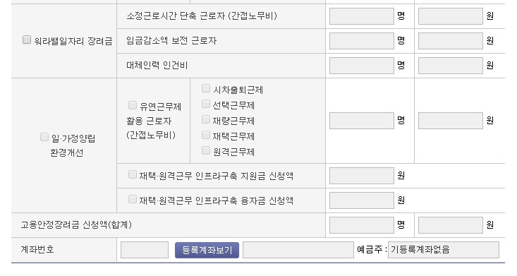워라밸일자리 지원금 신청 방법