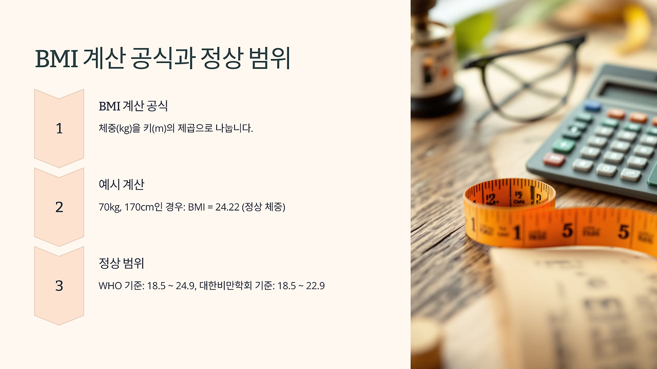 Bmi 지수 계산법 공식과 정상 범위 알아보기
