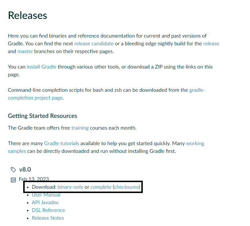 [Gradle] Gradle 설치하기