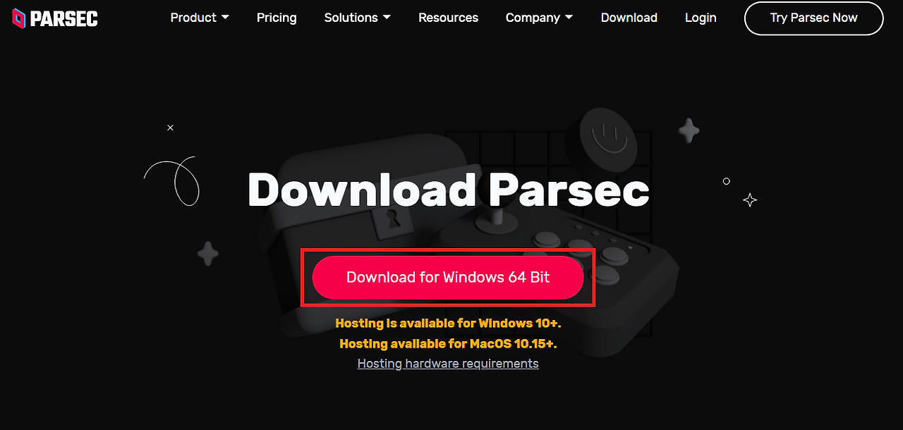 스마트폰에서 PC 원격 사용 프로그램 파섹(Parsec)