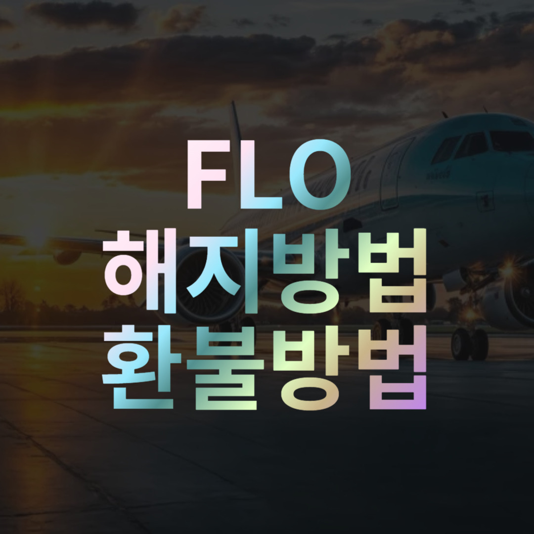 SKT FLO(플로, 뮤직메이트) 정기결제 해지 방법 | FLO 환불 방법