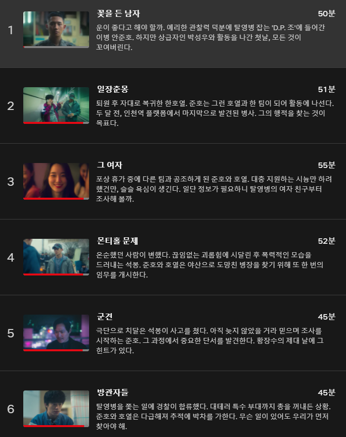 넷플릭스 Dp 시청 방법 줄거리 요약