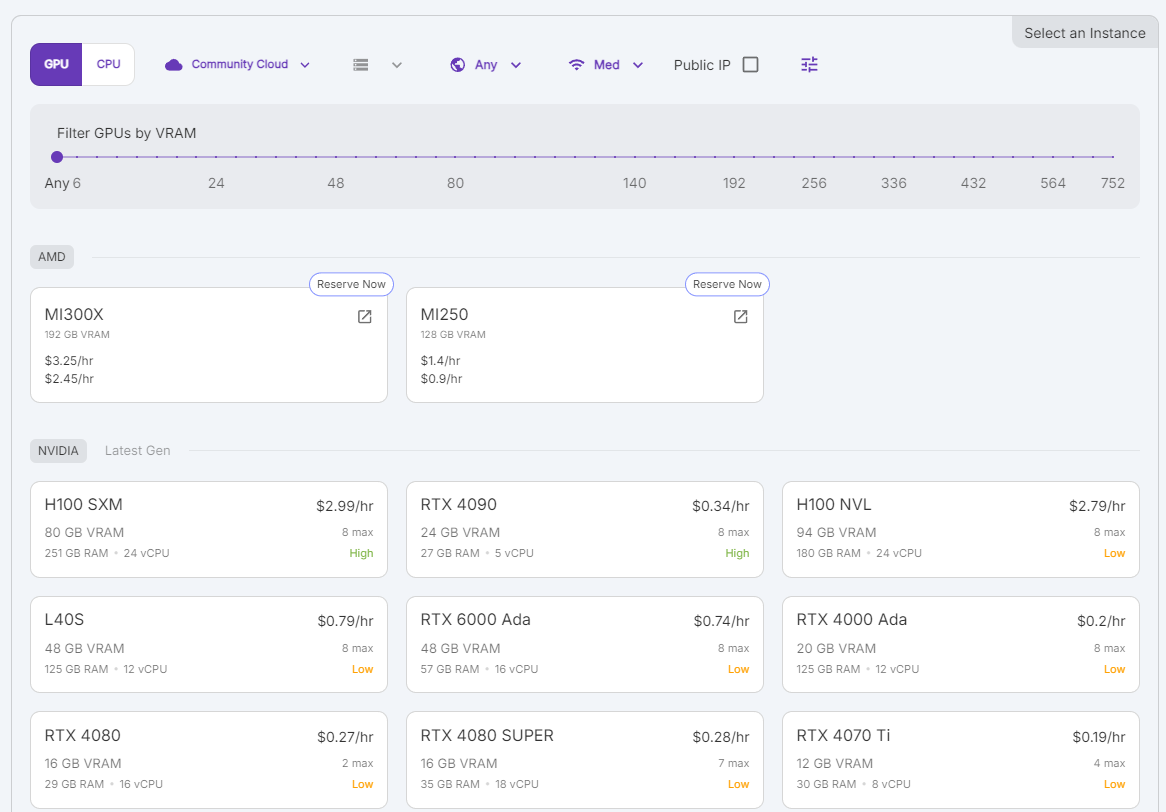 [RunPod] RunPod (비용 및 Pycharm SSH 연결 방법)