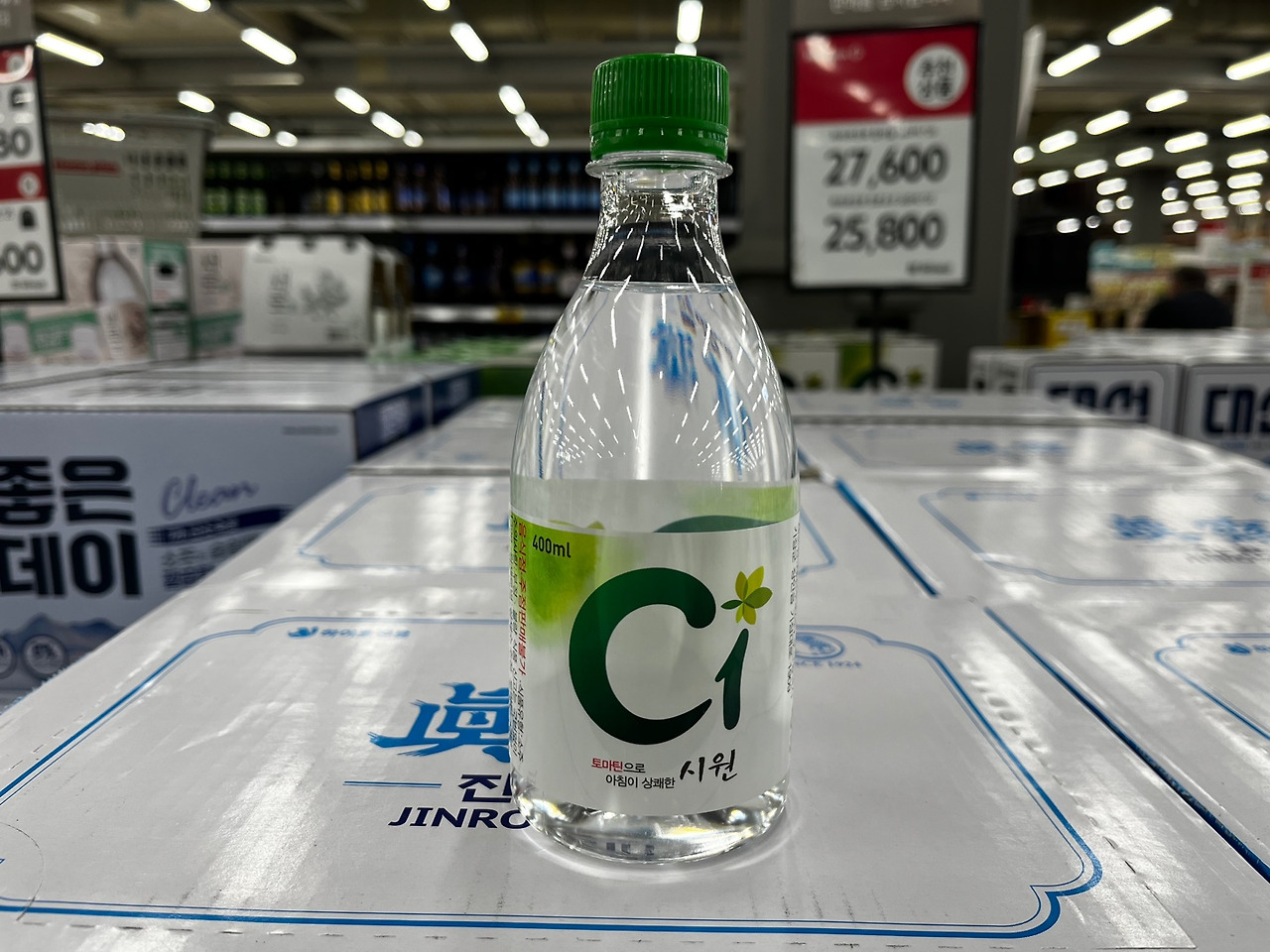 대형마트 소주 400ml 페트병 한 박스 가격 용량 도수 종류 판매 안내 처음처럼 진로 참이슬 좋은데이 대선