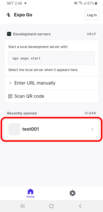 [expo] 2. expo로 앱 만들기 - expo go 설치 및 web 화면 열기