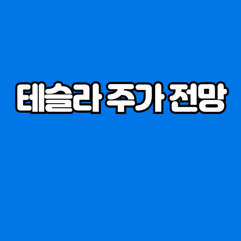 테슬라 주가 전망