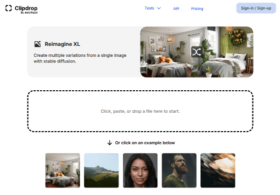 1장의 이미지로부터 「닮은 이미지」를 생성하는 AI 툴 「Reimagine XL」