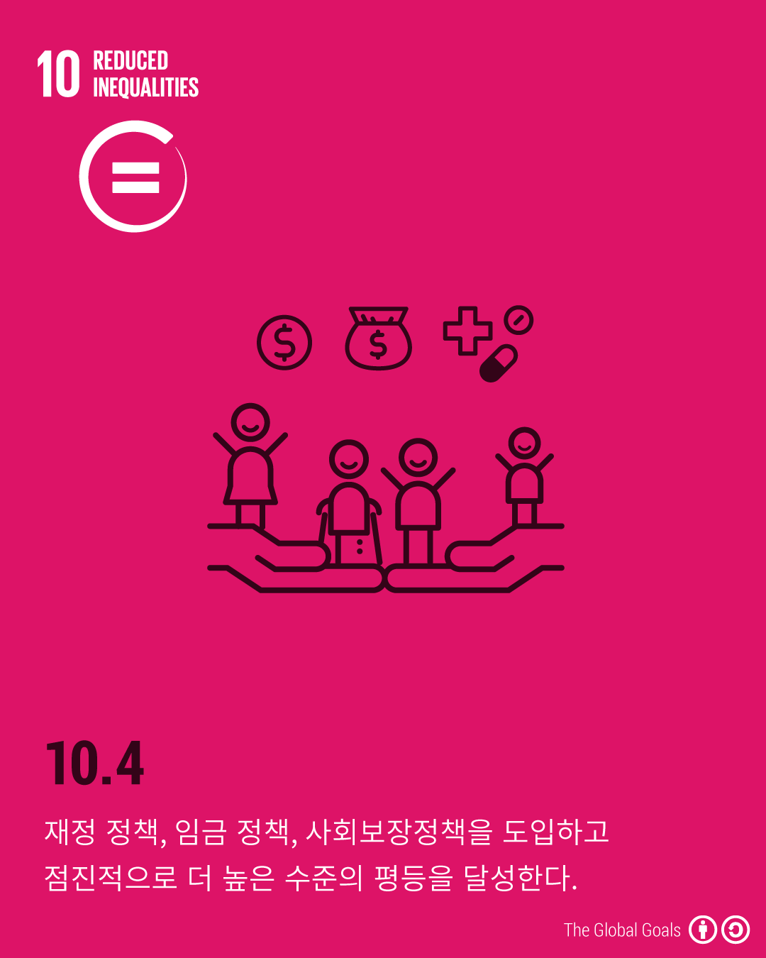 Un Sdgs 설명 목표10 불평등 완화 국가 내국가 간 불평등을 완화한다