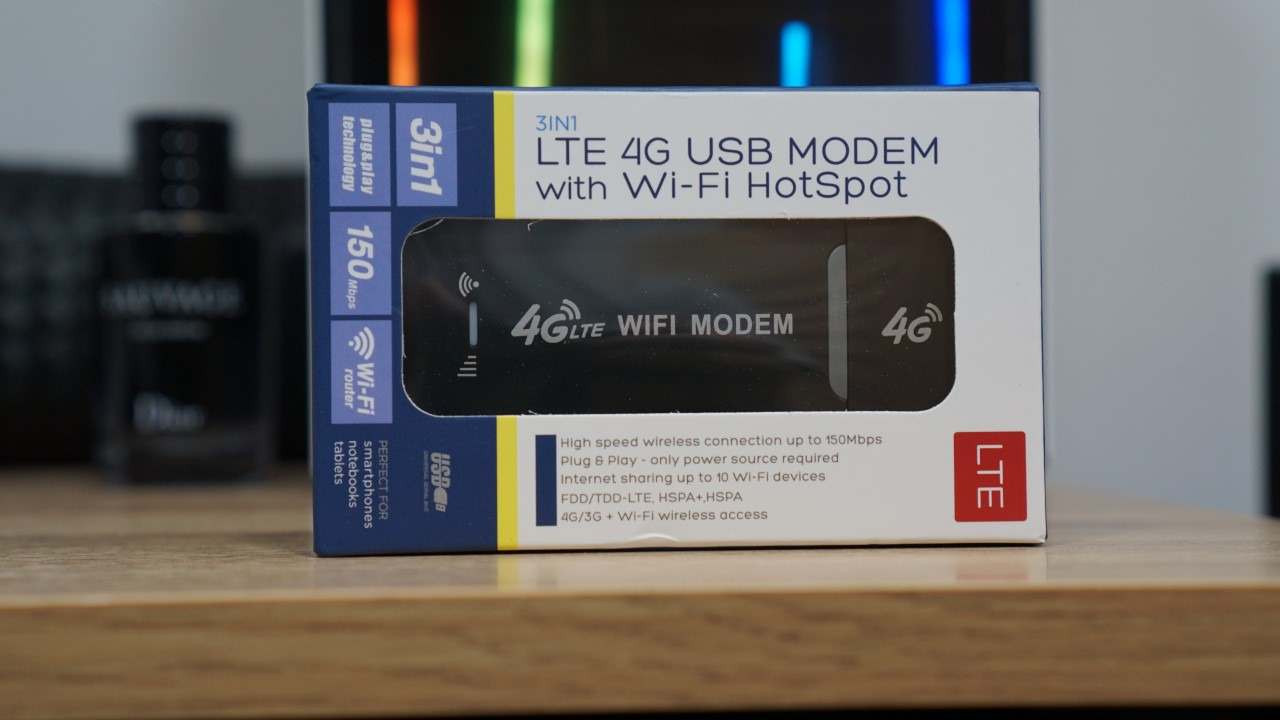 최저가 USB LTE MODEM (LTE 4G USB MODEM with WiFi HotSpot)