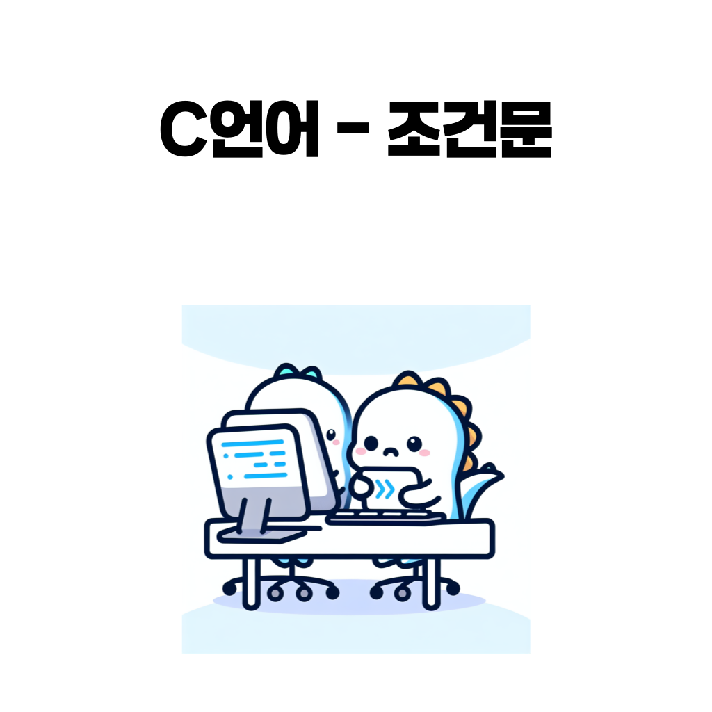 C언어 조건문 총정리 - if, else if, else, switch, 중첩 if문, 삼항연산자 예시코드