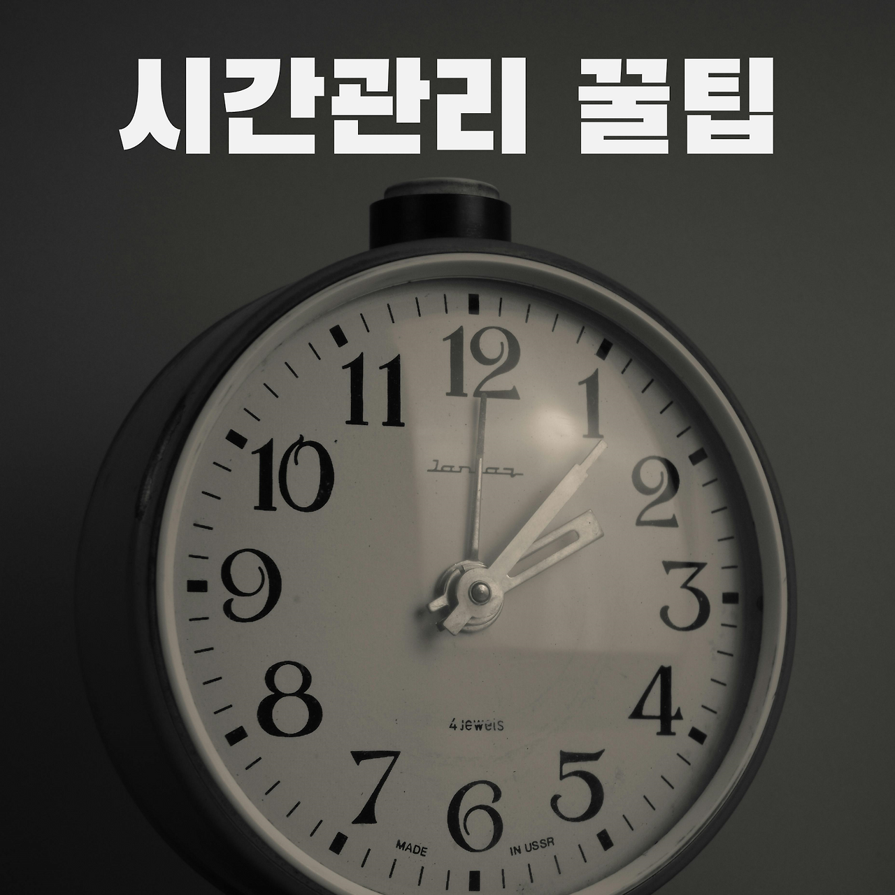 하루를 알차게 보내는 나만의 시간 관리 꿀팁
