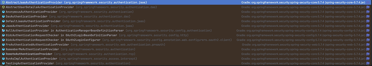 Spring Spring Security Authentication이란