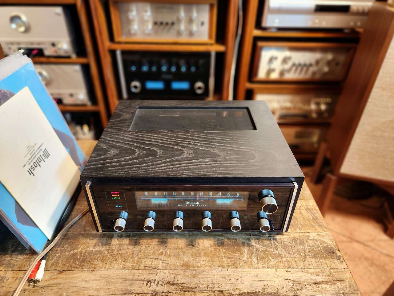 Mcintosh 맥킨토시 베스트셀러 명기 MR-78 아날로그 튜너 입니다 -앞면 가이드플라스틱 없음 극상품-(Stock-out)