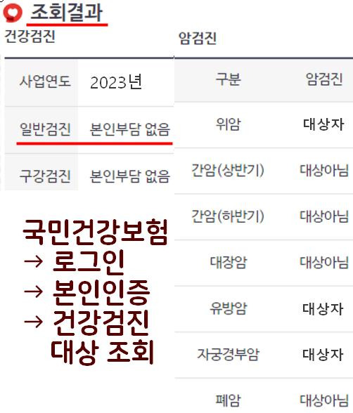 암검사 비용 방법 무료 대상자 조회 해피크린
