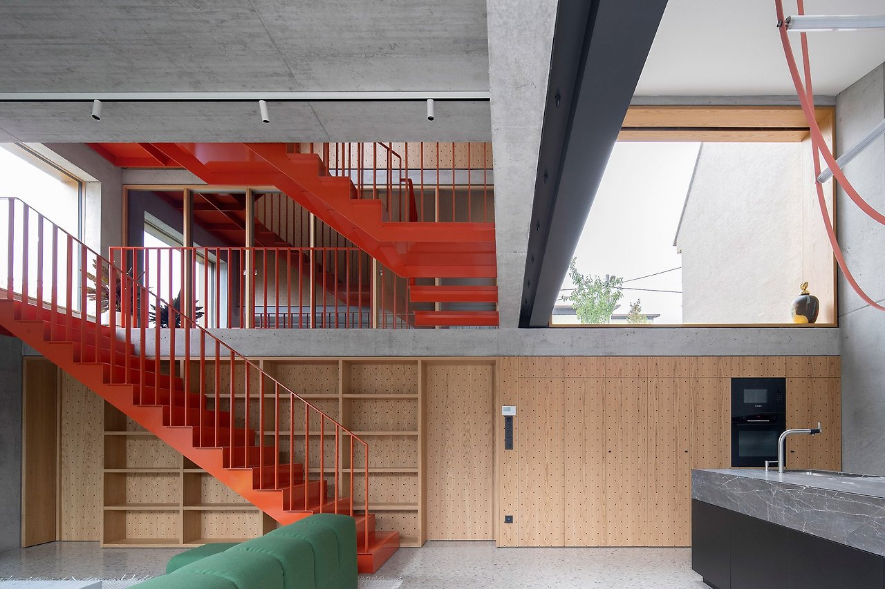 *슬로바키아 미니멀 하우스 Noiz Architekti completes minimal park-side home in Slovakia