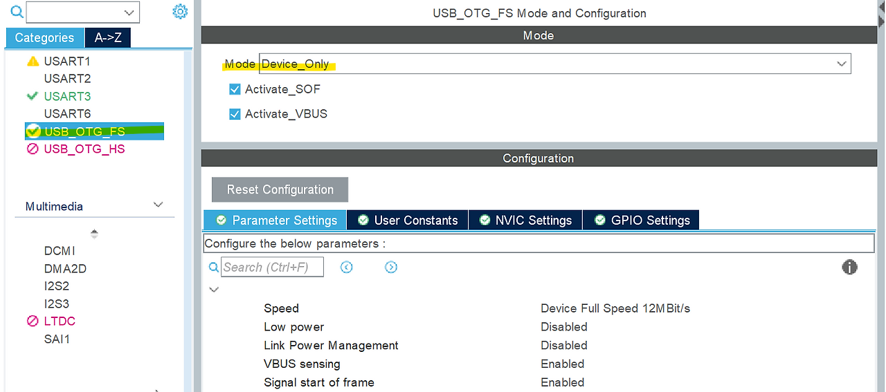 STM32 ] USB CDC (Virtual Port Com) 사용하기