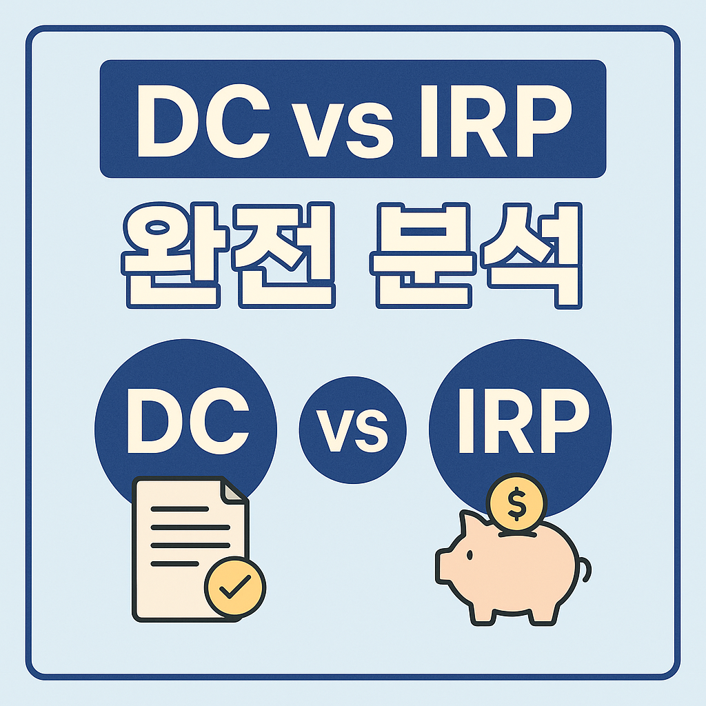 퇴직연금 Dc Vs Irp 차이 총정리 2025년 실전 비교 가이드